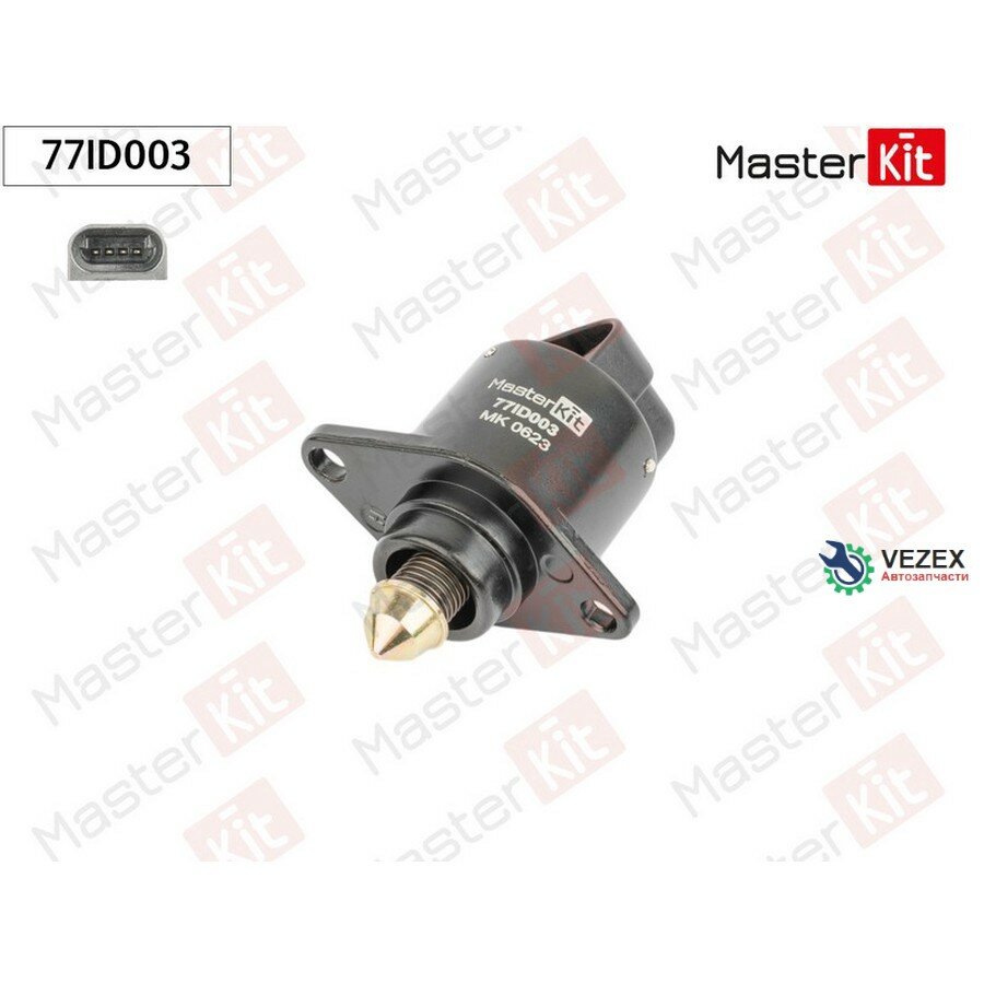 MASTERKIT 77ID003 Регулятор холостого хода OPEL ASTRA F, KADETT 1.6 1.8 77ID003