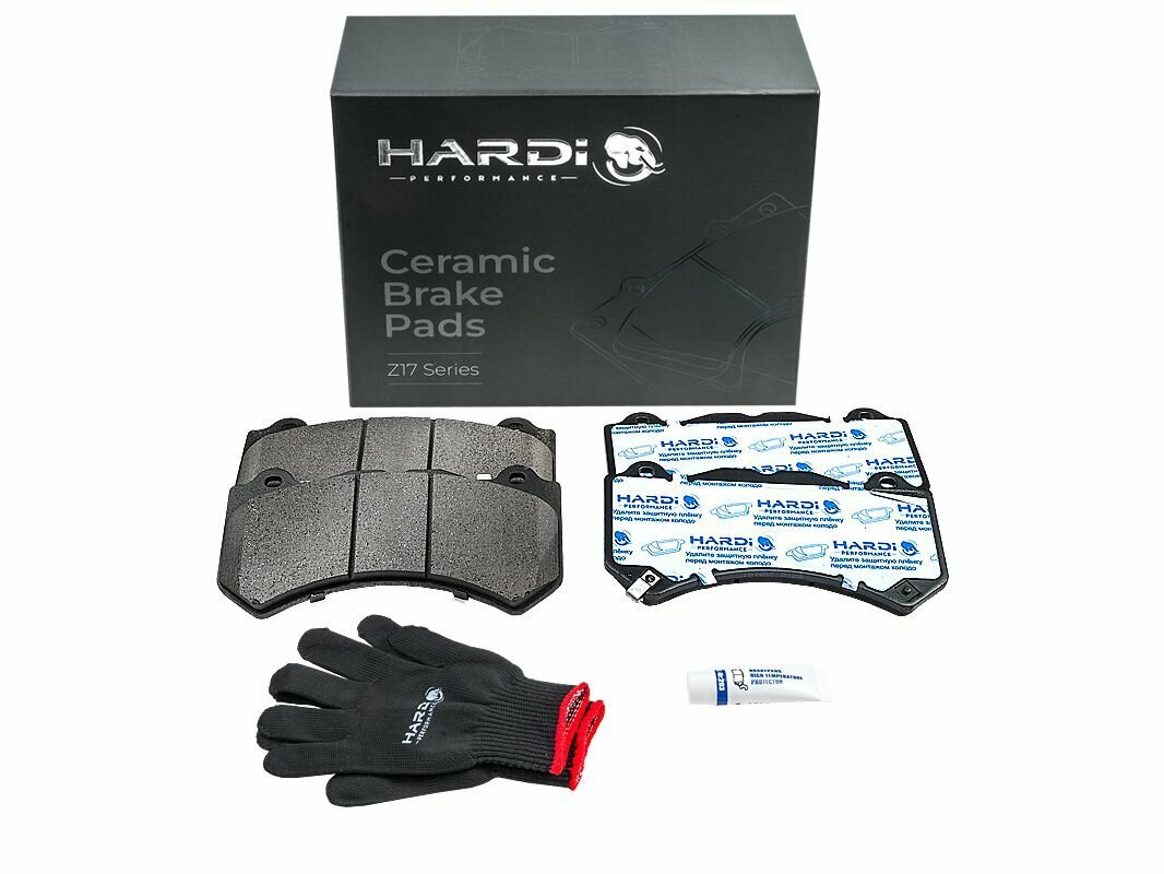 Передние тормозные керамические колодки Hardi Z17 на BYD / NISSAN