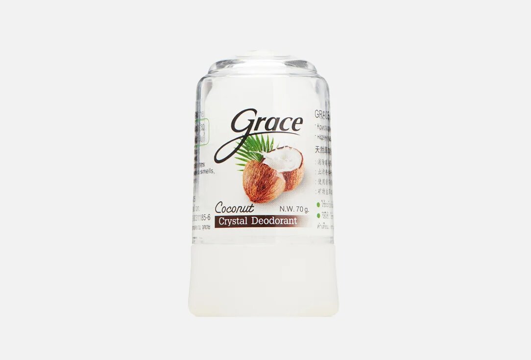 Grace deodorant Coconut кристаллический дезодорант 70г