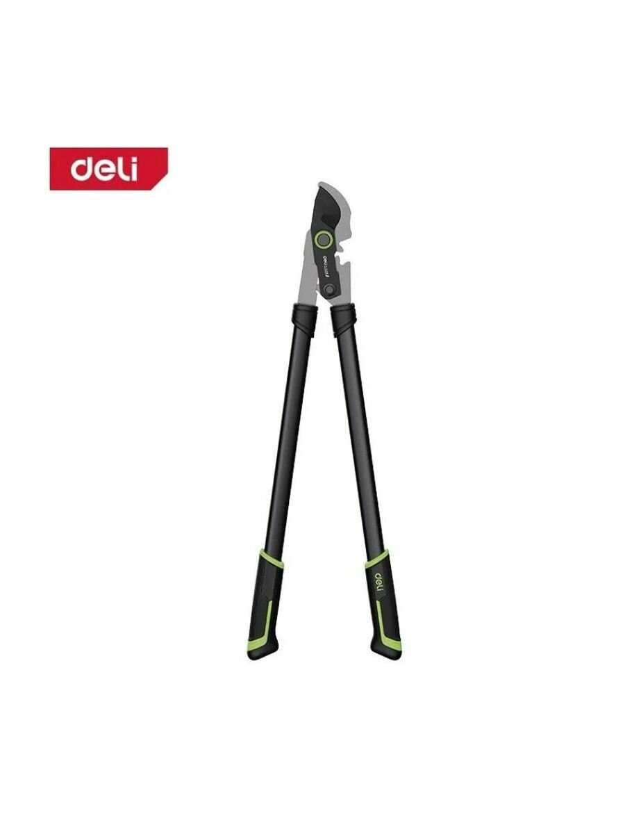 Сучкорез садовый DELI DL-YL1102 "Nature Pro" (785 мм, храповой механизм, макс рез 40мм, тефлон)