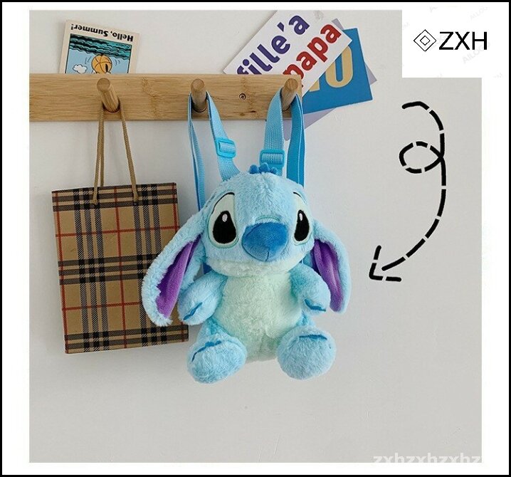 Короткий плюшевый рюкзак-сумка Stitch Series
