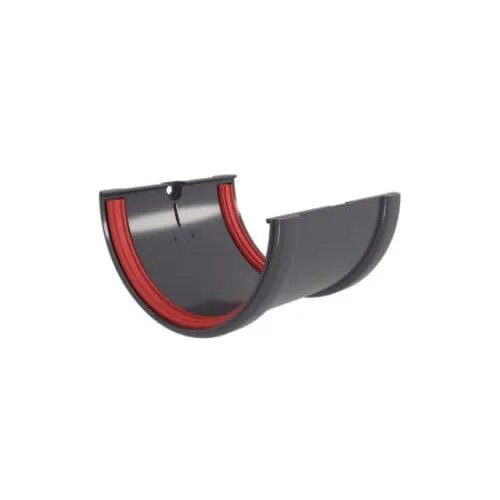 Соединитель желоба ПВХ Grand Line Графит (RAL 7024) 3шт