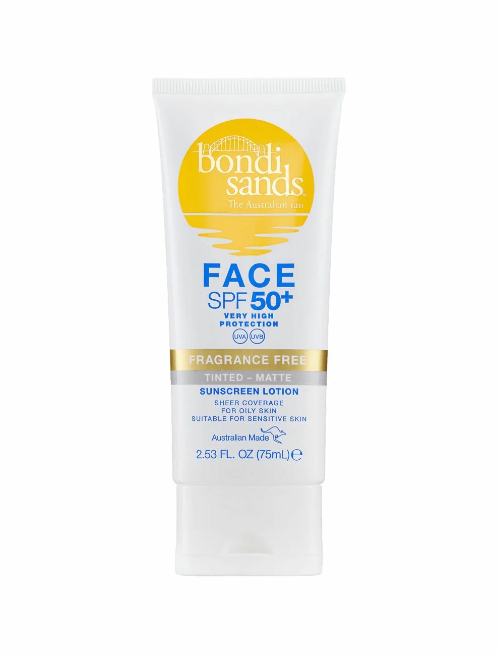 Bondi Sands Лосьон для лица SPF 50+ Everyday Face Lotion (Tinted & Matte) 75 мл