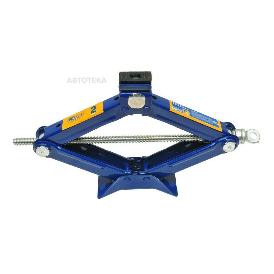 Домкрат ромбический 2 т. ( min 110mm-max 395mm) KRAFT KT800025