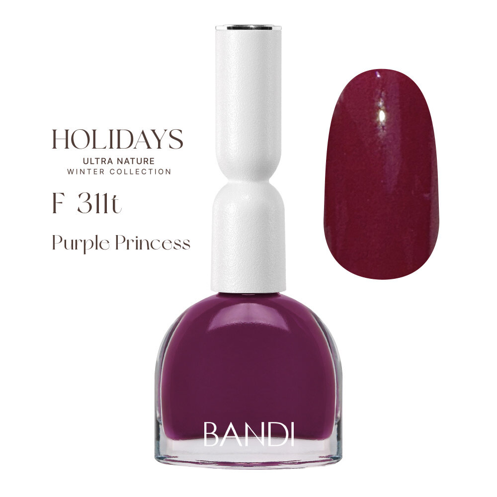 Лак для ногтей BANDI Ultra Nature, Purple princess, F311t, 10 мл