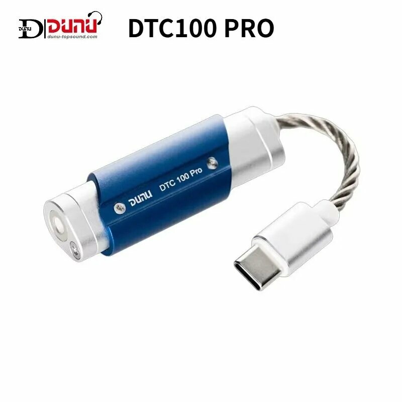 DUNU DTC100 PRO Портативный усилитель мощности Hifi DAC, чип декодирования Type-C до 3,5 мм CS43198, чип SGM8262Amp