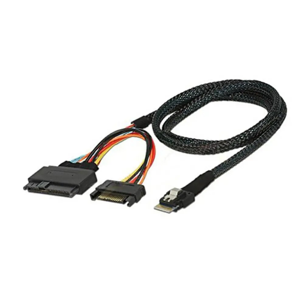 Кабель Mini SAS SFF-8654 4I 38P к SAS 8639 U.2 Chenyang 1M