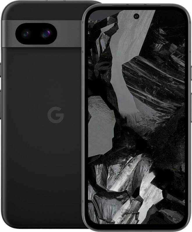 Смартфон Google Pixel 8A, 8/256Gb, экран 6.1 OLED, Obsidian (Черный)