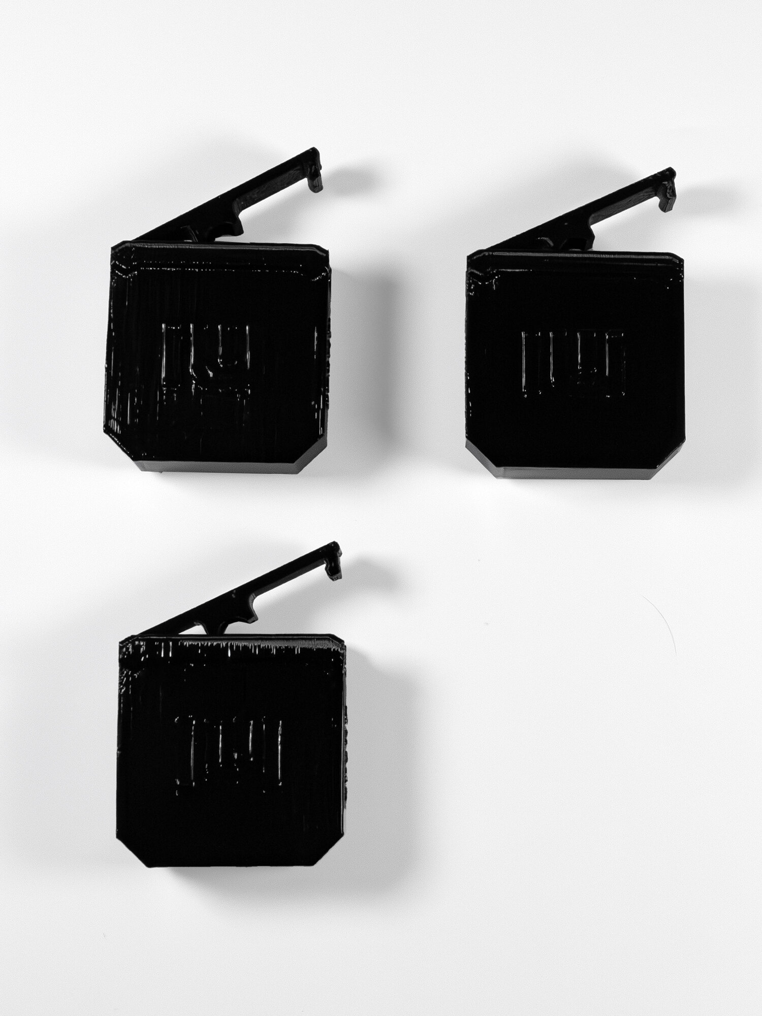 Набор 3 шт. Уличный, бокс/держатель датчика Xiaomi Aqara Temperature and Humidity Sensor, 3D печать, черный