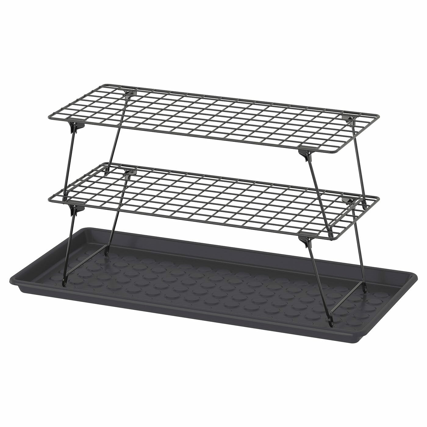 Обувница IKEA GREJIG / BAGGMUCK, серый, набор 3 шт. 796.226.28