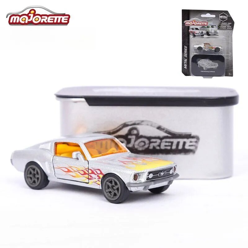 Машинка Majorette FORD Mustang Fastback 1/64, металл, 7.7 см