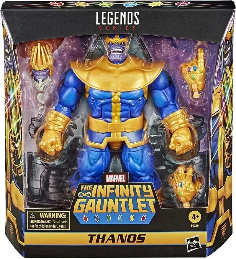 Фигурки Hasbro Фигурка Marvel Legends Deluxe The Infinity Gauntlet - модель Таноса