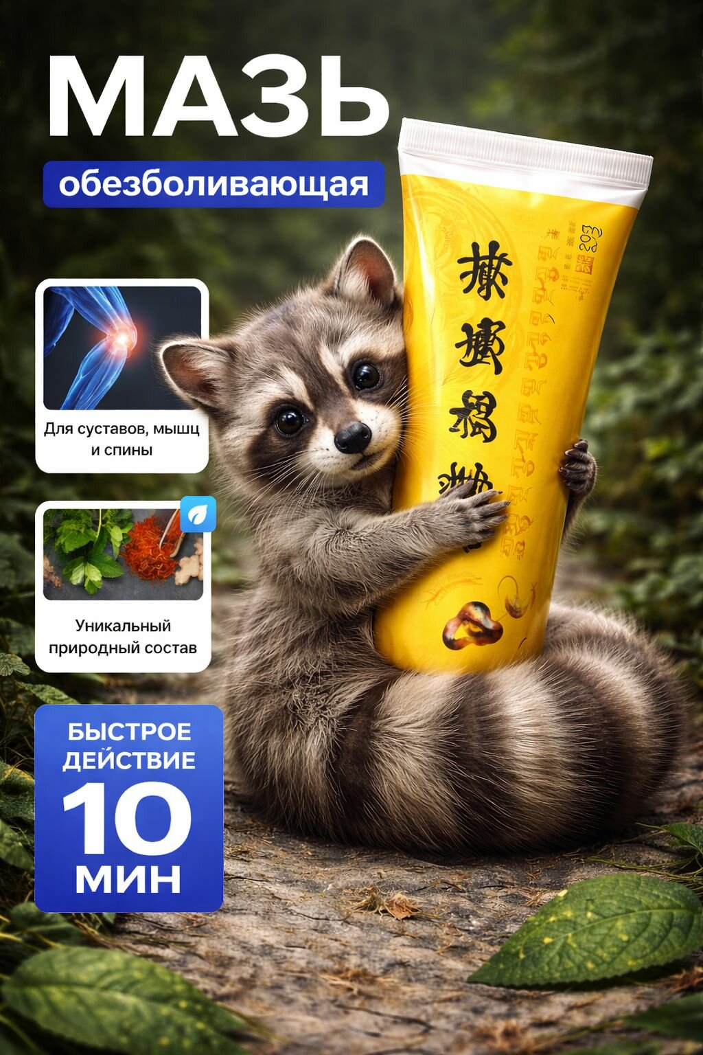 Мазь для суставов, обезболивающая, от артрита, радикулита, ревматизма, ушибов и растяжений, Китайская мазь обезболивающая