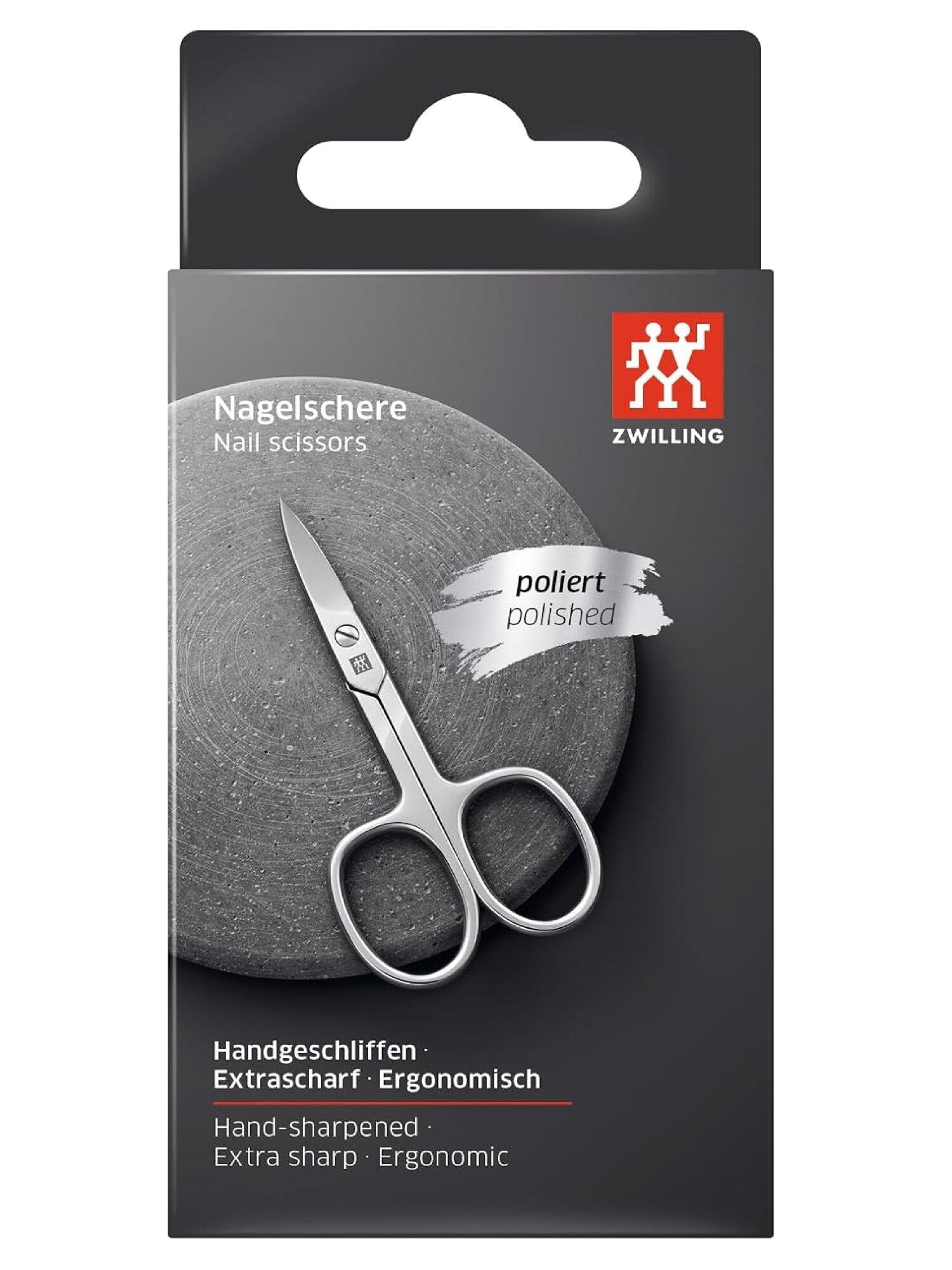 Ножницы маникюрные для ногтей 47552-091 Zwilling Beauty Classic, серебристые, 90 мм