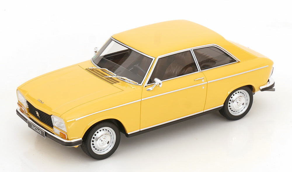 Модель коллекционная OTTO Peugeot 304 s coupe 1972 yellow / пежо 304 купе желтый