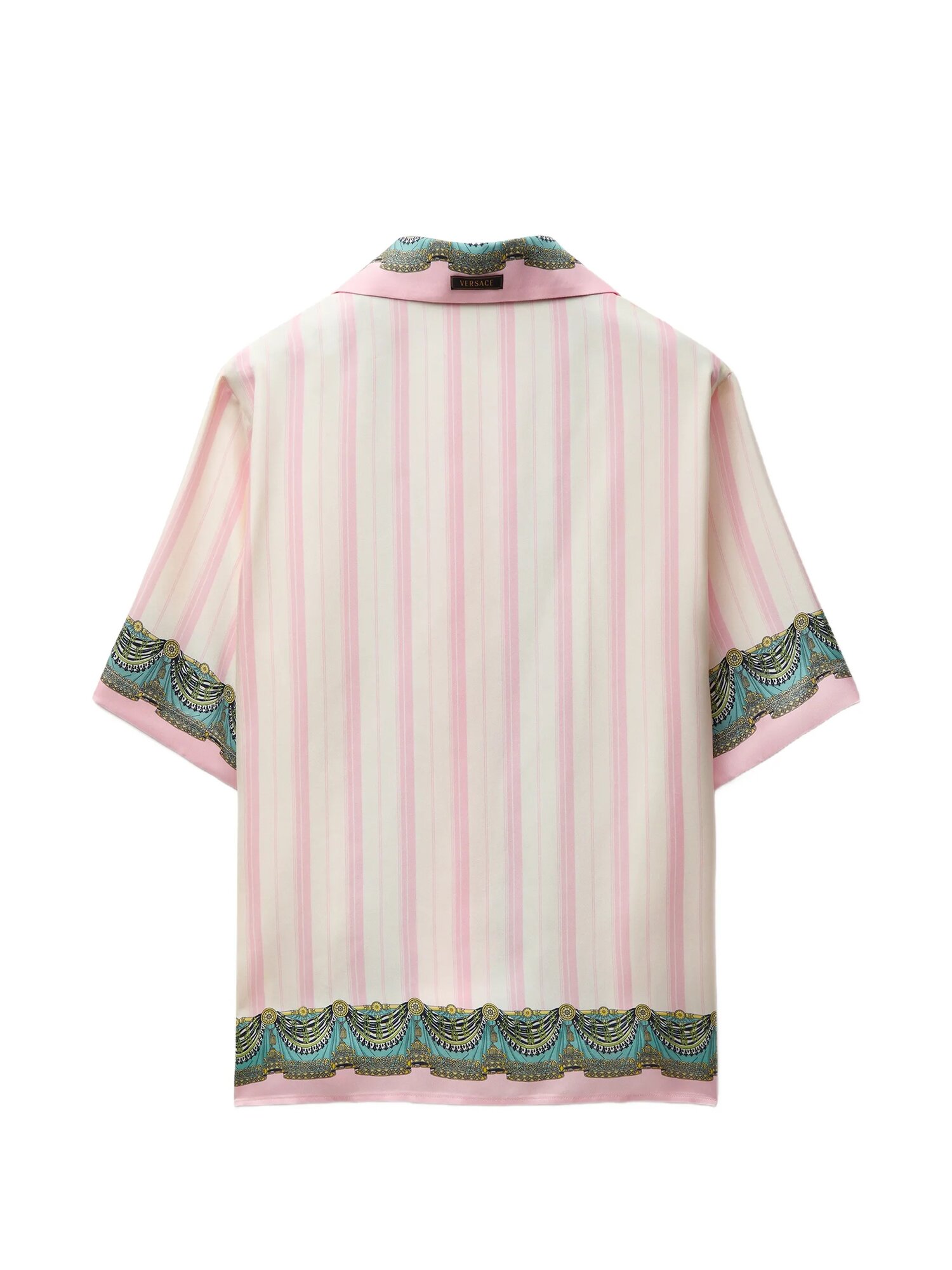 Рубашка Versace Printed silk twill shirt, размер 42 — фото 1