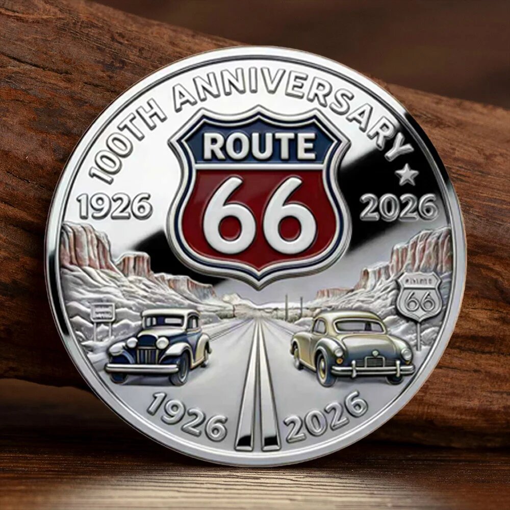 Коллекционная монета Route 66