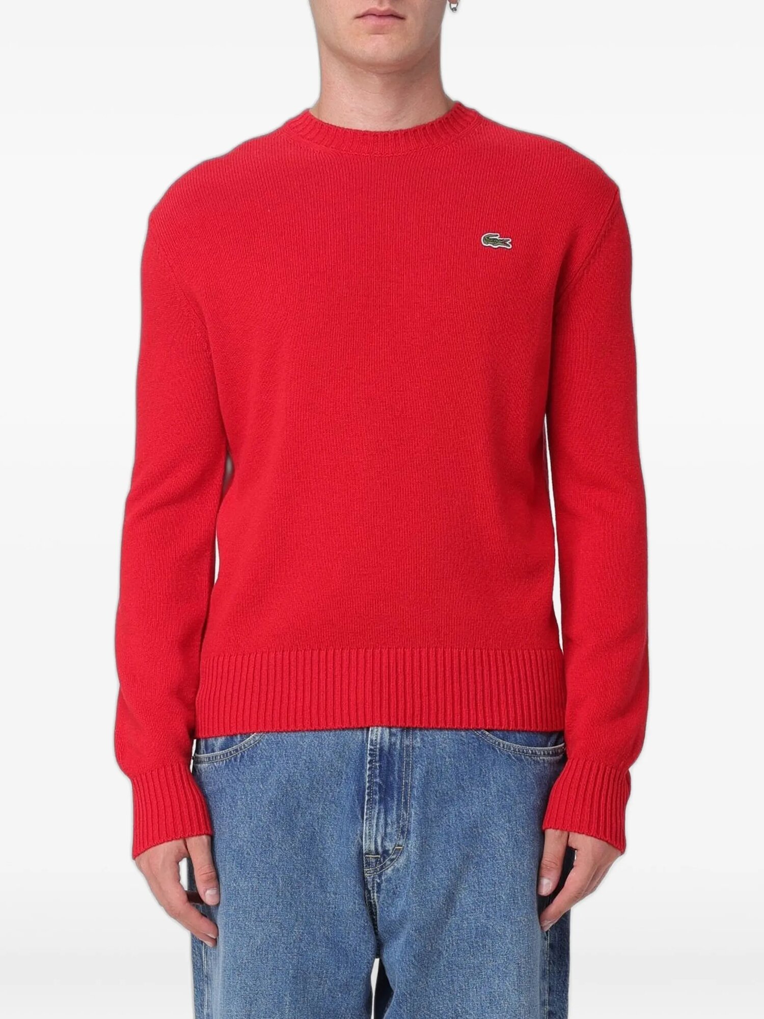 Свитер Logo-patch crew-neck knitwear