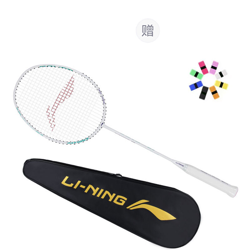 Бадминтонная ракетка унисекс Li Ning Thunder 10 Full Carbon Offensive Type Heavy Head, 675mm