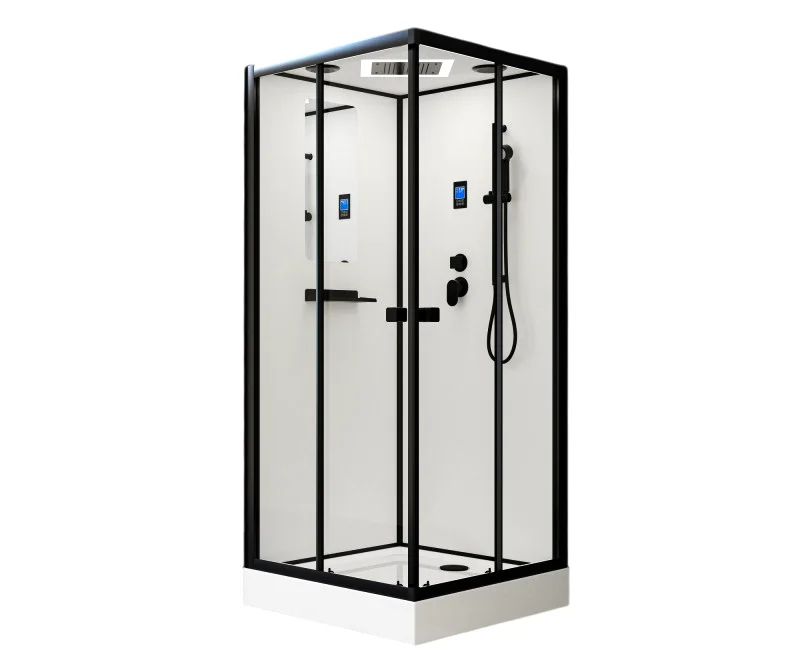 Душевая кабина Esbano EST-FORA-90CKR, матовая черная ESKBFO90CKR