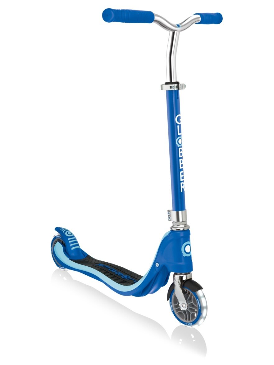 Самокат Globber Flow 125 Lights, синий