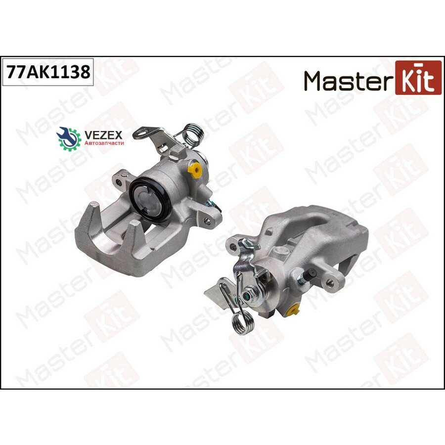 MASTERKIT 77AK1138 Суппорт тормозной зад. лев. Citroen C4 I (LC_) 2004 - 2013, C4 II (B7) 2009 -, DS4 2011 - 2015, Peu 77AK1138