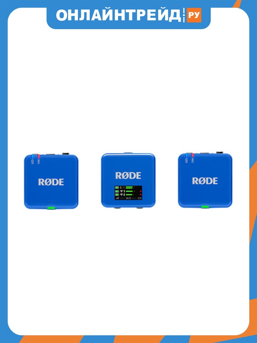 Двухканальная накамерная беcпроводная система Rode Wireless GO (Gen 3) COBALT ультракомпактная
