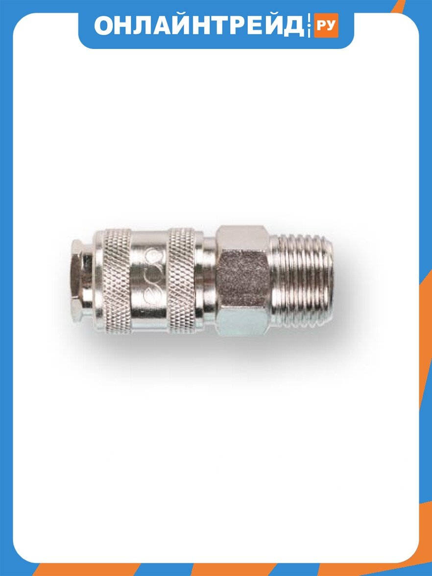 Eco Соединение быстросъем. Мама х нар. резьба 1/2" (сталь) (AS-F/MT12)
