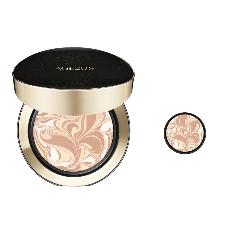 Увлажняющее средство женское Aekyung Age20's Starry Black Air Cushions, оттенок #21 Light Beige