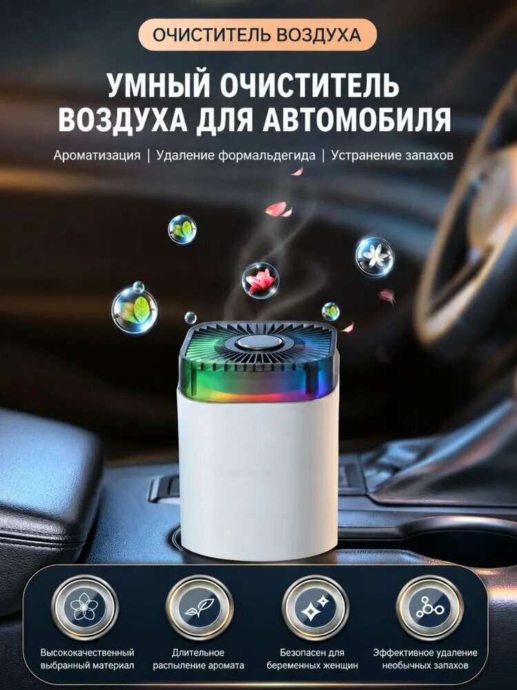Увлажнитель воздуха автомобильный, 1.5 Вт