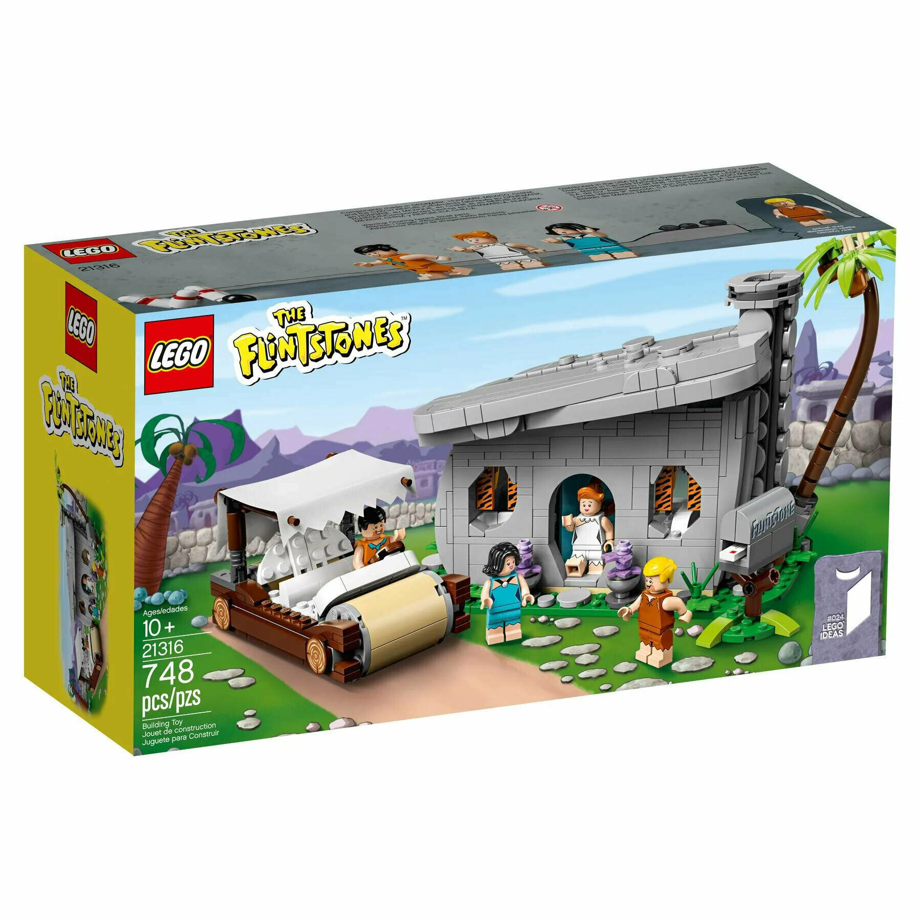 Конструктор LEGO Ideas 21316 Флинтстоуны, 748 деталей, от 14 лет, 2019 год