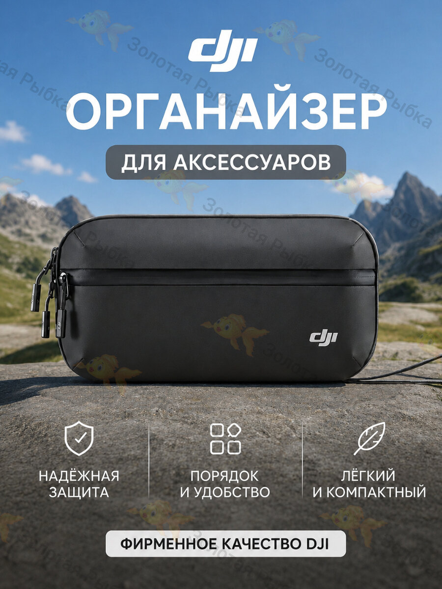 Кейс сумка органайзер водонепроницаемый ударопрочный для экшн-камер