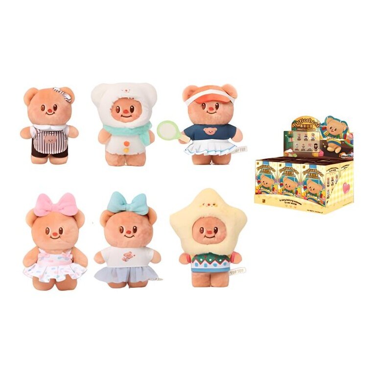 Рубашка унисекс TOP TOY Versatile Window Collection Hair Mystery Boxes, Full Box 6 Pcs (Plastic Wrap Removed for Authentication), 6 шт.