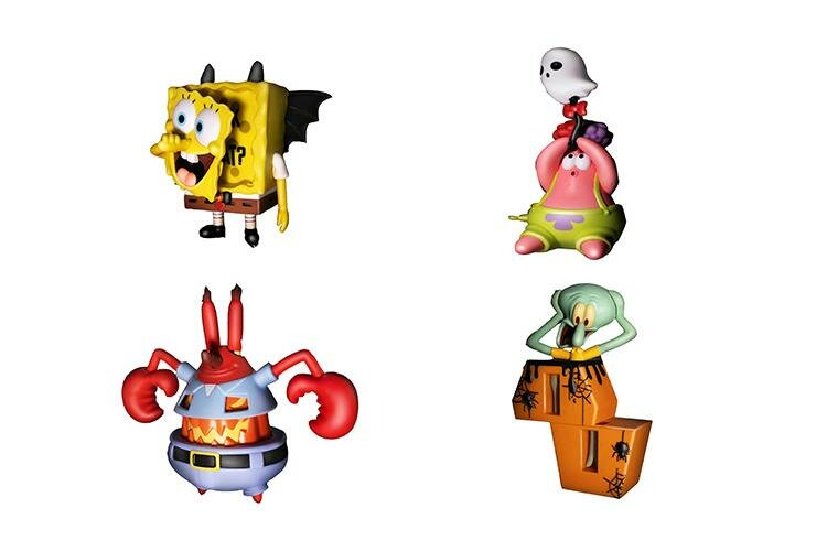 **Блистеры унисекс SPONGEBOB SQUAREPANTS x KFC Star Power Magic Grand Collection Halloween Limited, 100%**