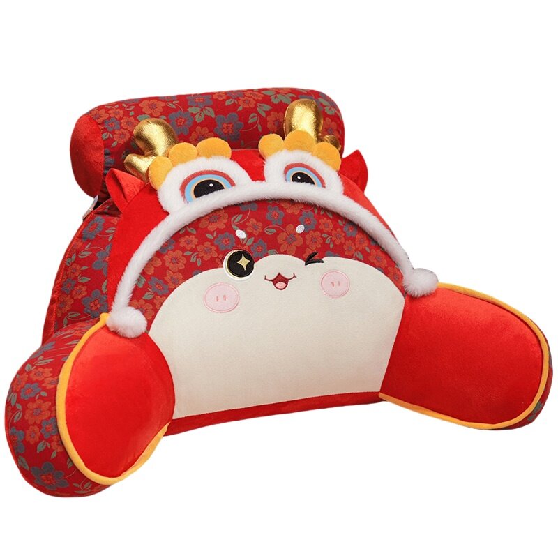 Кукла унисекс Mise "Waking Lion", 45CM EU, Dual-Layer Gauze Lion Dance Snake Year Waist Support-Duole