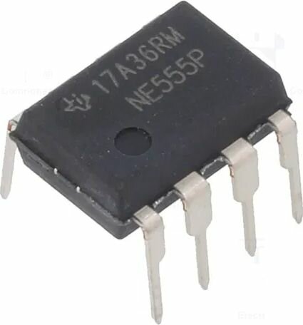 Микросхема TEXAS INSTRUMENTS NE555P периферийная 500кГц 4,5-16ВDC DIP8 10В, 1шт