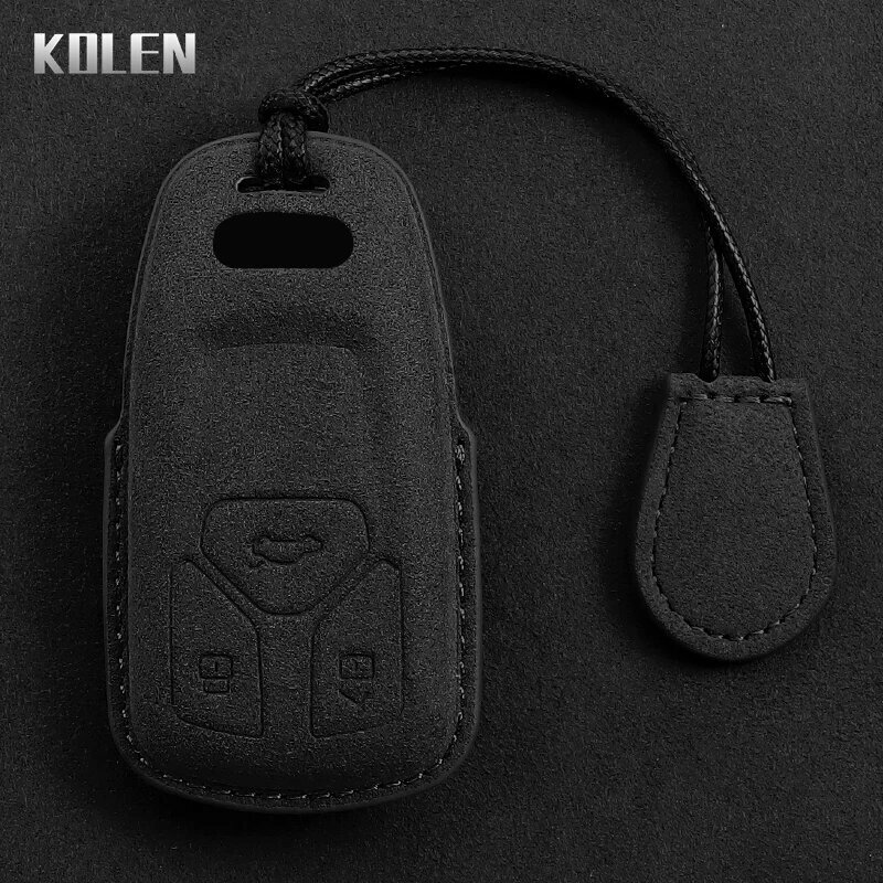 Кожаный чехол для ключей Audi Black Set 1