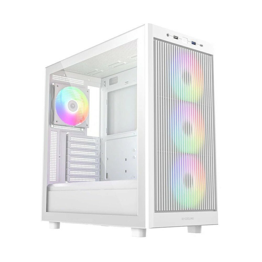 Корпус для ПК ID-Cooling WARE 510 ARGB White, Middle Tower, ATX, Белый (WARE 510 ARGB WH)