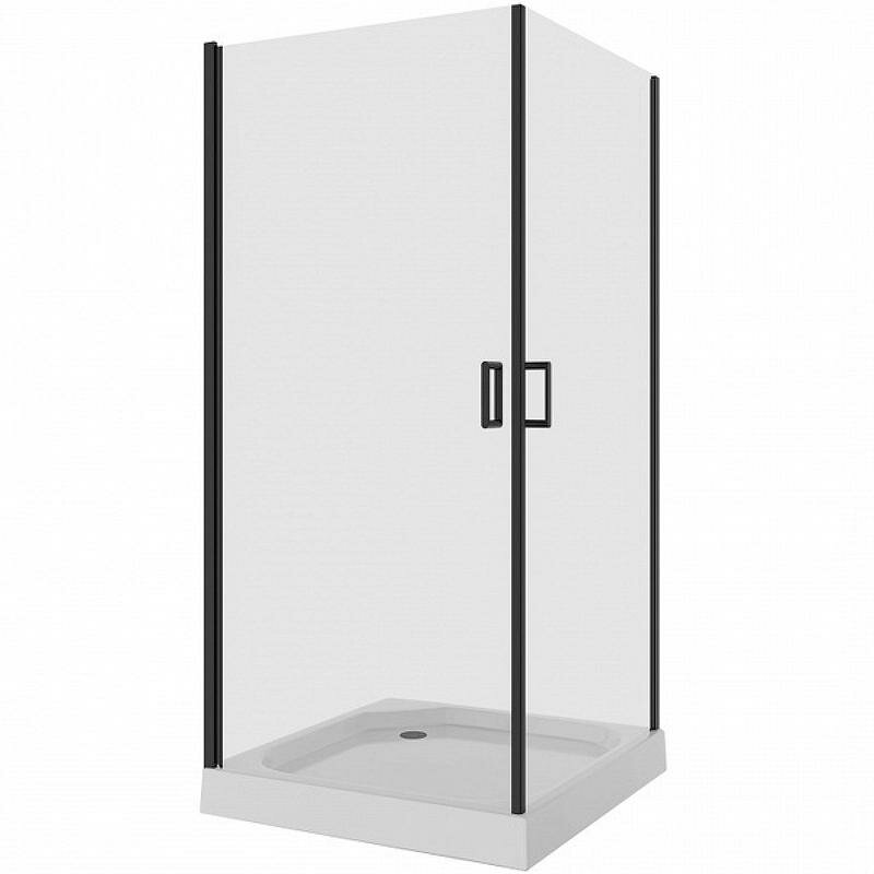 Душевой уголок Niagara Nova 90х90 NG-6803-08 BLACK профиль Черный стекло прозрачное