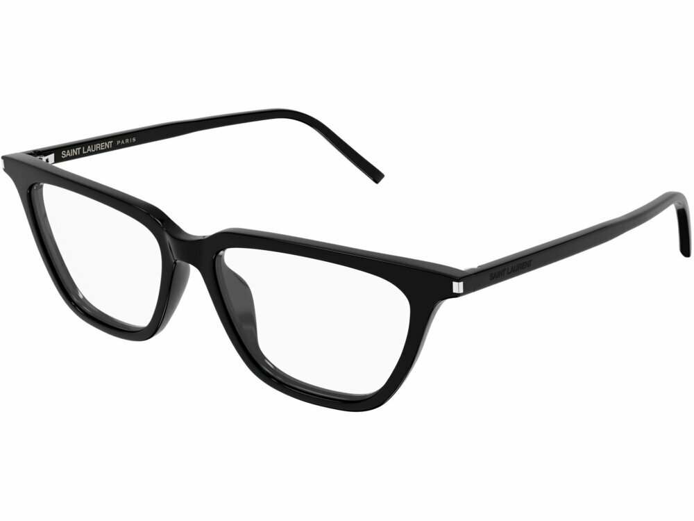 Оправа Saint Laurent SL 889 SULPICE THIN OPT 001, тип оправы ободковая, материал оправы пластик, пол женские, форма оправы бабочка