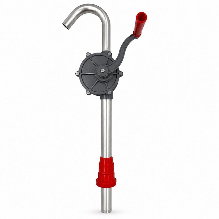 Petroll JS-32 - ручной насос для бензина на бочку взрывозащищенный алюминиевый всасывание 1.5 м (30 л/мин)