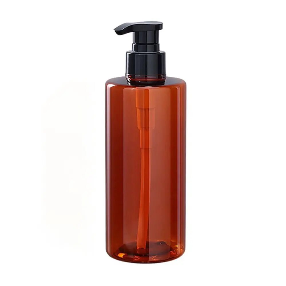Цилиндрический диспенсер для мыла PP+PET, оранжевый/серый/синий Orange-500ml