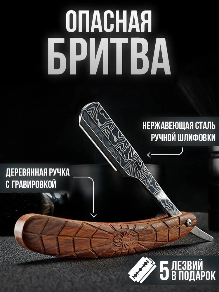 Опасная бритва для мужчин со сменными лезвиями