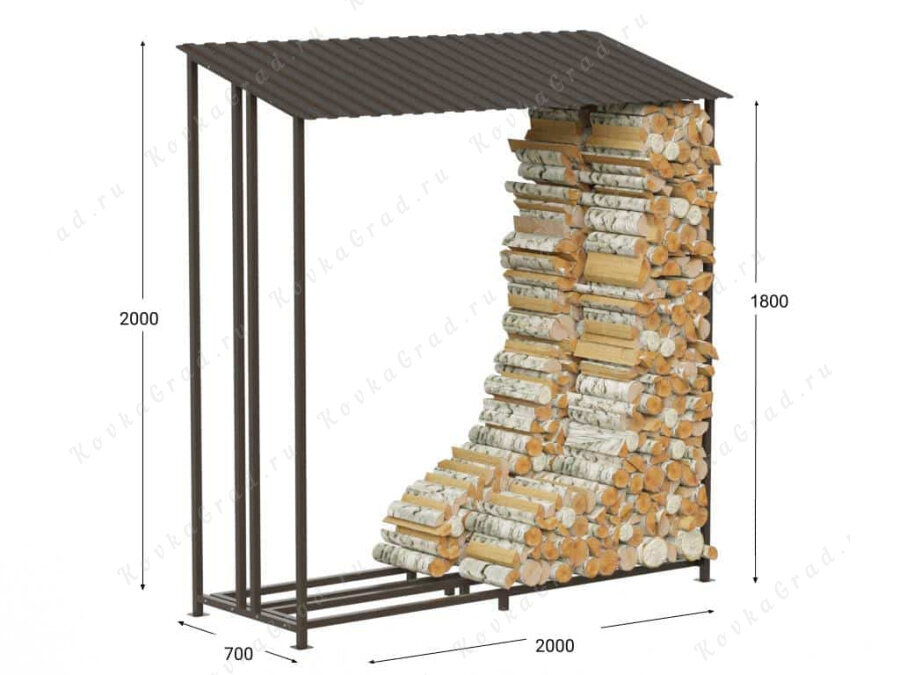 Дровница "Лофт 200/70"