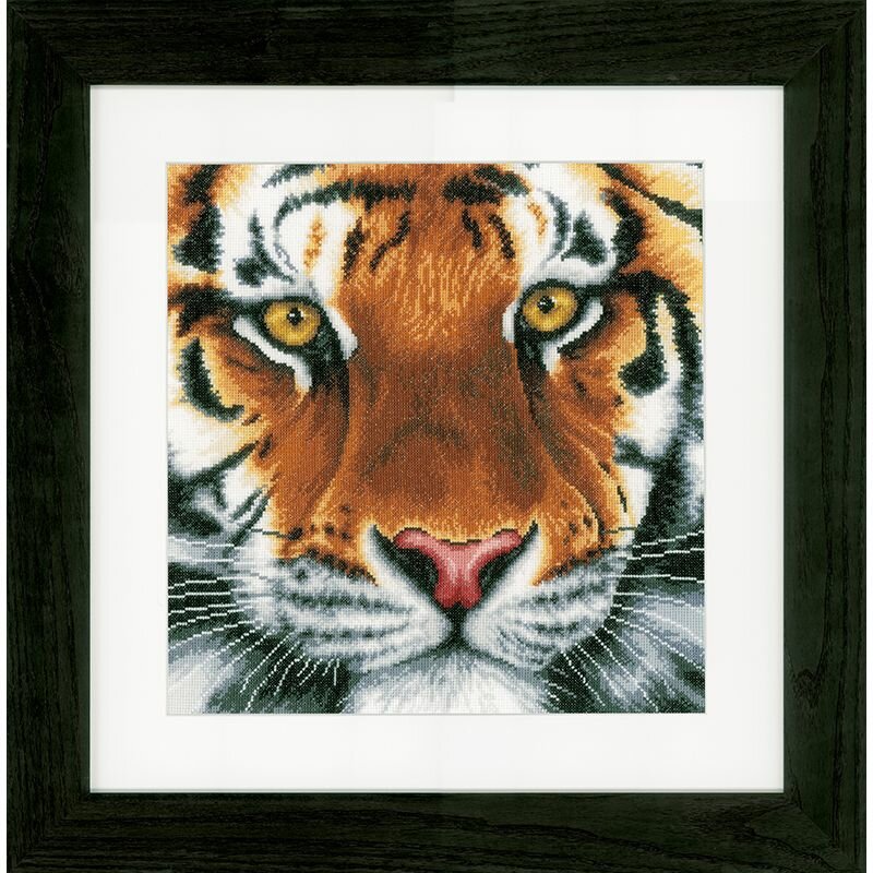 Набор для вышивания Lanarte "Tiger", канва, мулине
