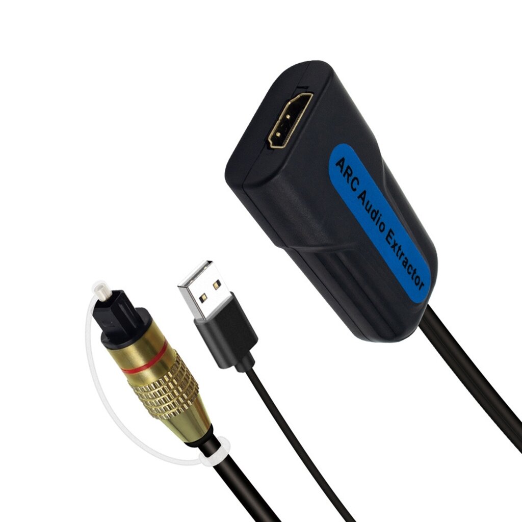 Аудиоэкстрактор TV Return-Channel Sound Bridge с USB 5V и оптическим выходом, кабель 150 см