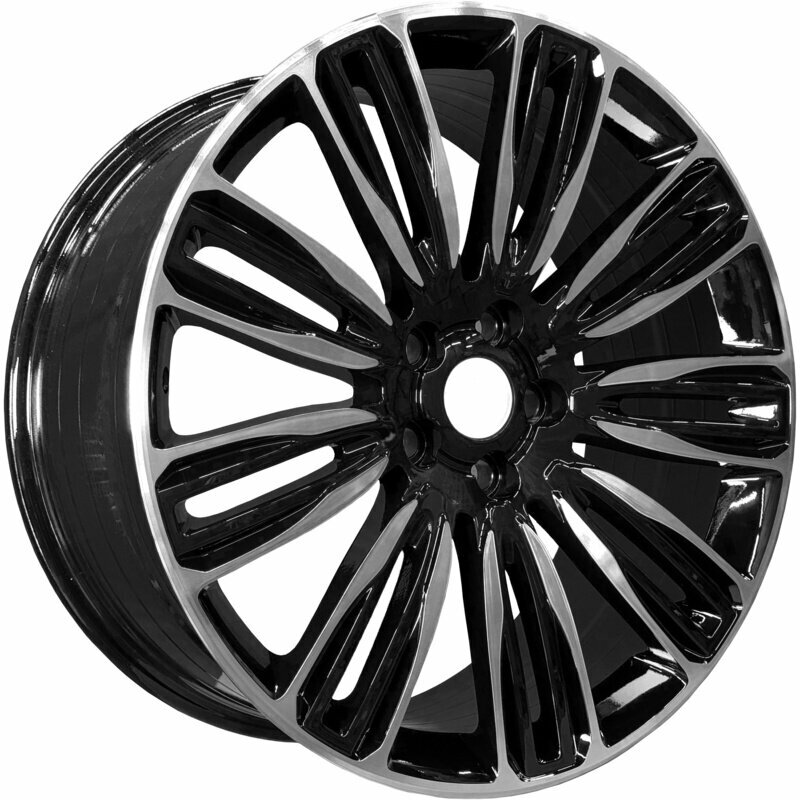 Литой колесный диск PDW 5312 9,5x21/5x120 ET48 D72,56 Gloss Black Machine Face ()