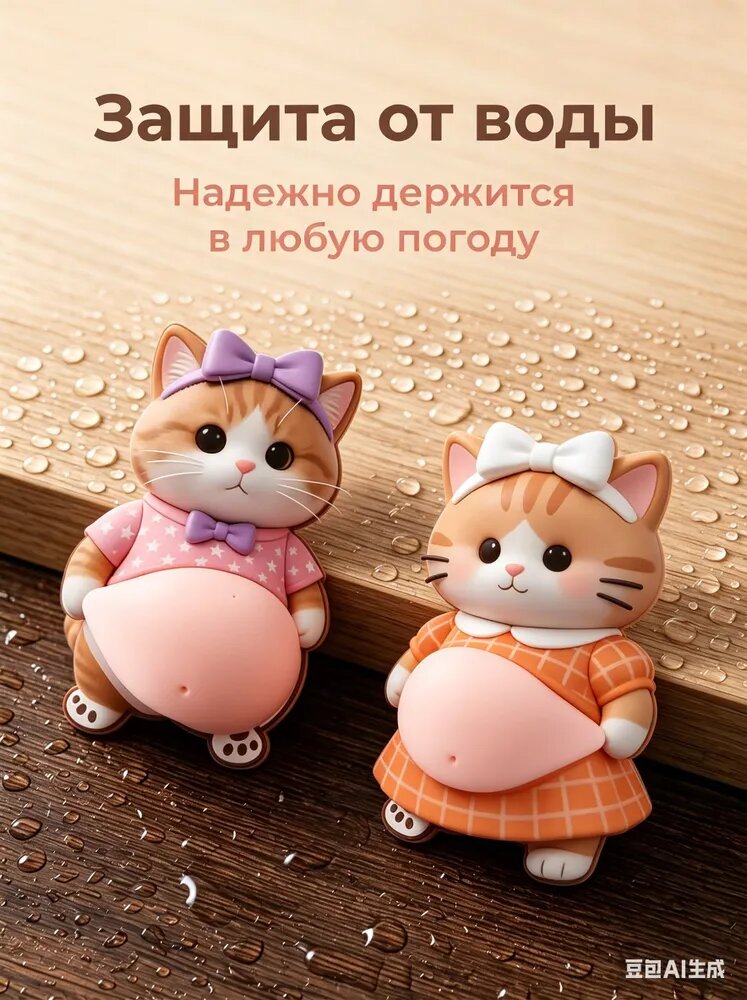 Силиконовые накладки на двери с забавными животными мягкая защита от ударов (Golden Retriever)