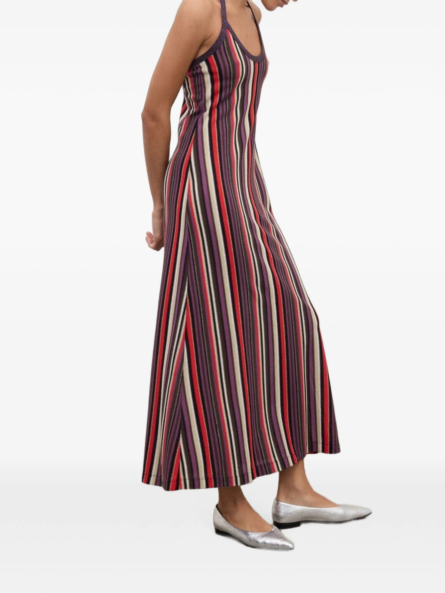 Платье Ottod'Ame Striped maxi dress, размер 46 — фото 1