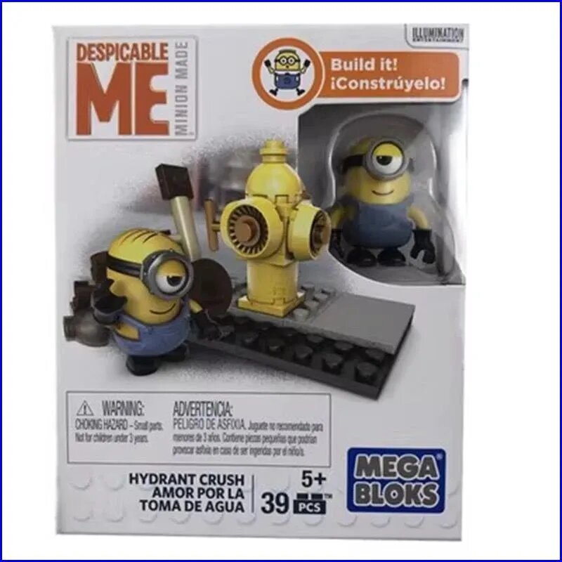 Mega Bloks & Despicable Me-Игрушечная малая скульптура (Вышло из печати)